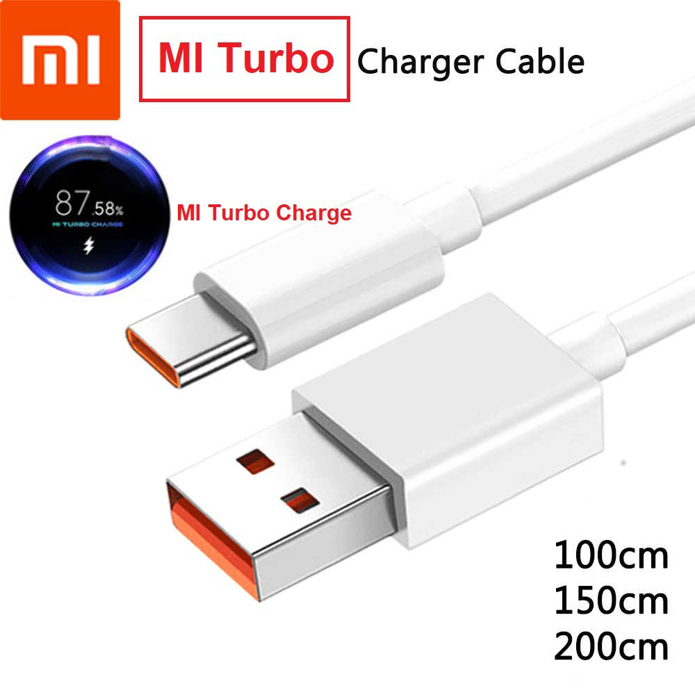 Xiaomi Type C Turbo Fast Charge Cable 30W / 33W Quick Charging For ...