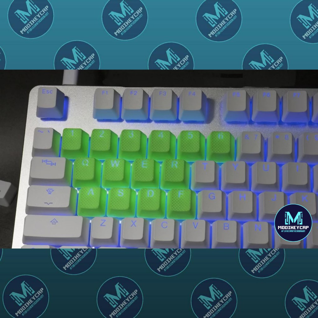 Custom Keycaps Malaysia | Rubber Gaming Backlit Keycaps | 18 keys ...