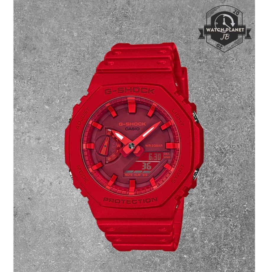 READY STOCK 100% ORIGINAL CASIO G-SHOCK GA-2100-4A aka TMJ RED | Shopee ...