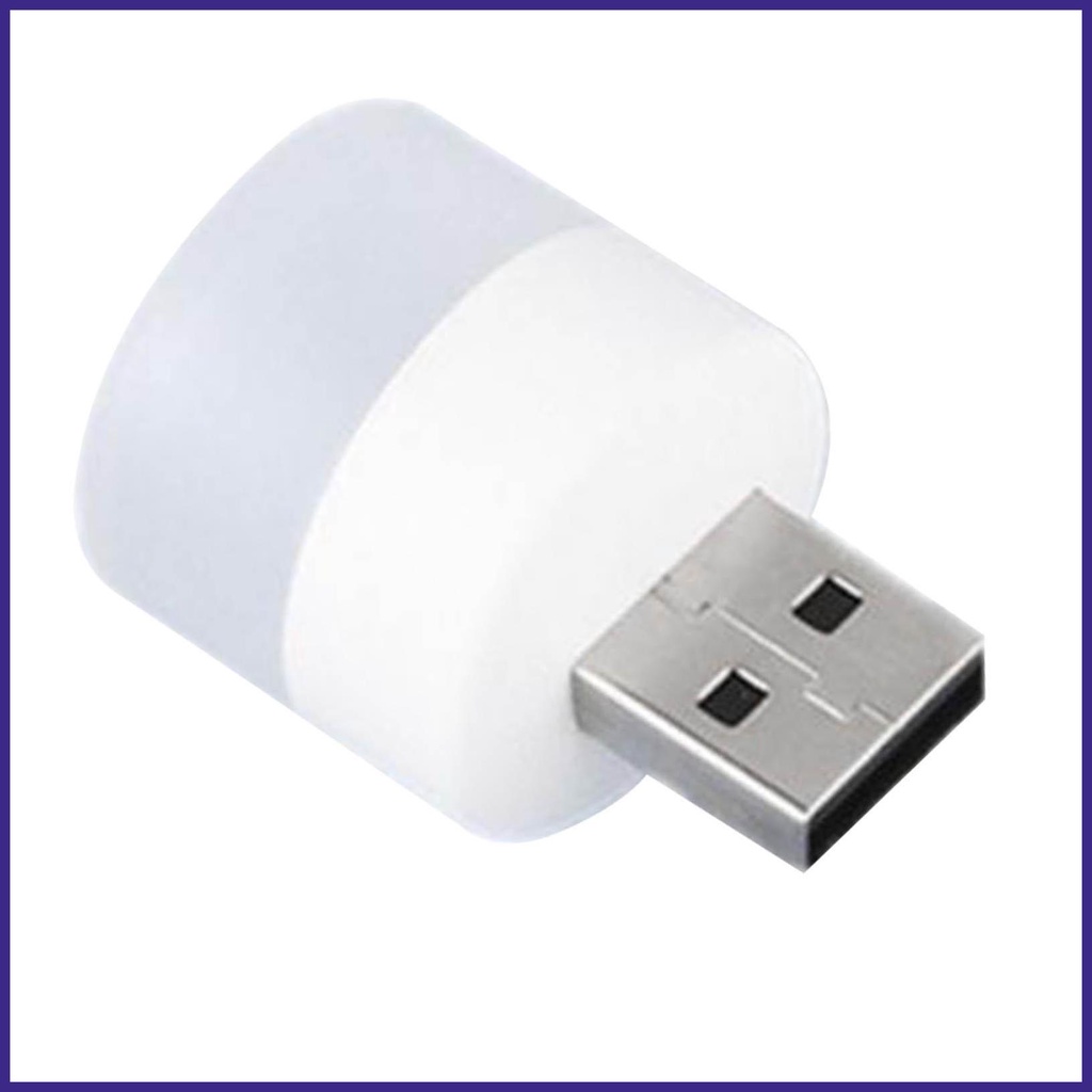 USB Light Bulb Natural White LED Compact Small Night Lights for Kids ...