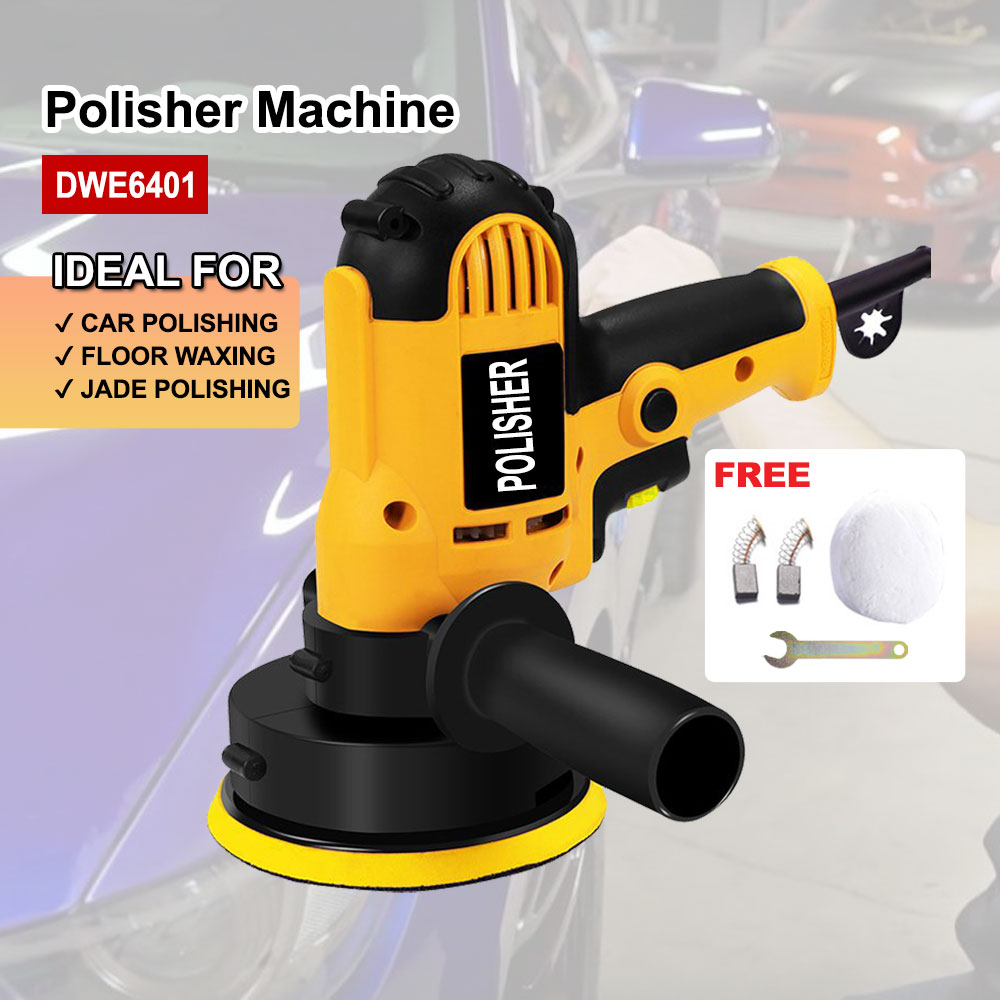 DWE6401 Multifunctional 700W Car Polisher 125mm Waxing Machine & Buffer ...