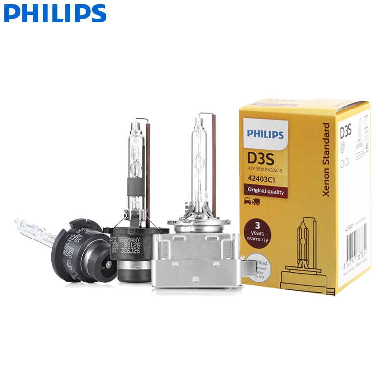 Philips D1S D2S D2R D3S D4S 12V C1 Xenon HID Original Standard Car ...