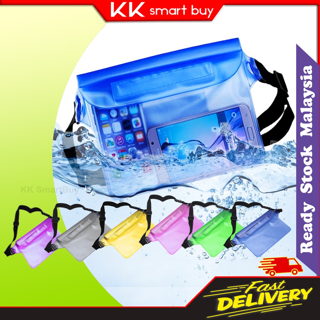 Waterproof Waist Bag Water Resistant Phone Pouch Outdoor Bag | Shopee ...