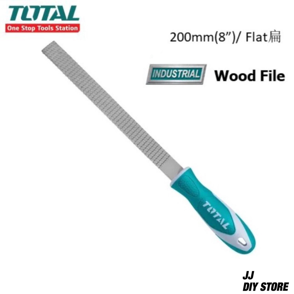 TOTAL 8”-200MM FLAT HEAVY DUTY WOOD FILE ( T-THT91586P ) | Shopee Malaysia