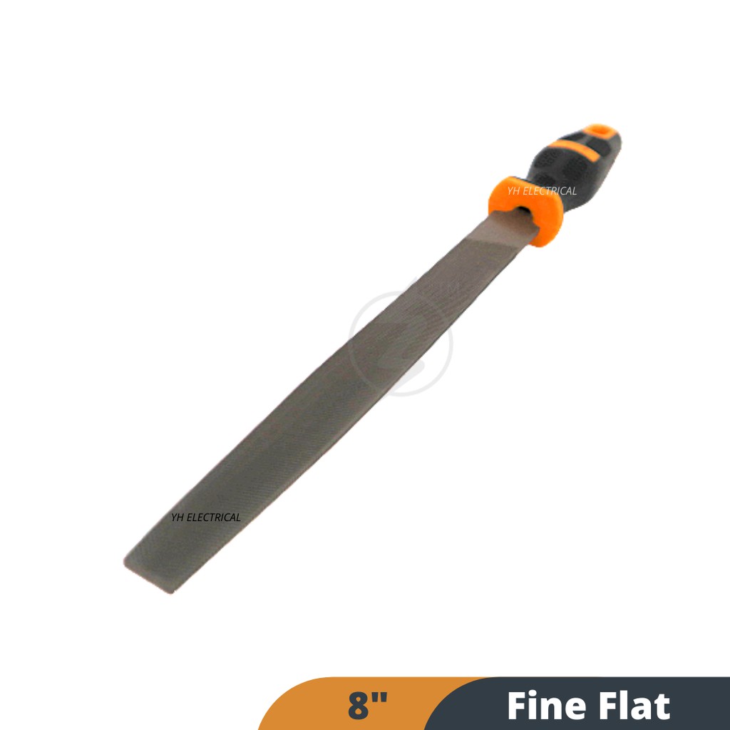 Stainless Steel 200mm / 8 Inches Fine Flat File | Shopee Malaysia