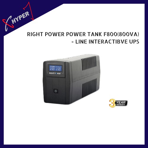 RIGHT POWER POWER TANK WITH USB - LINE INTERACTIVE UPS F800/F1200P ...