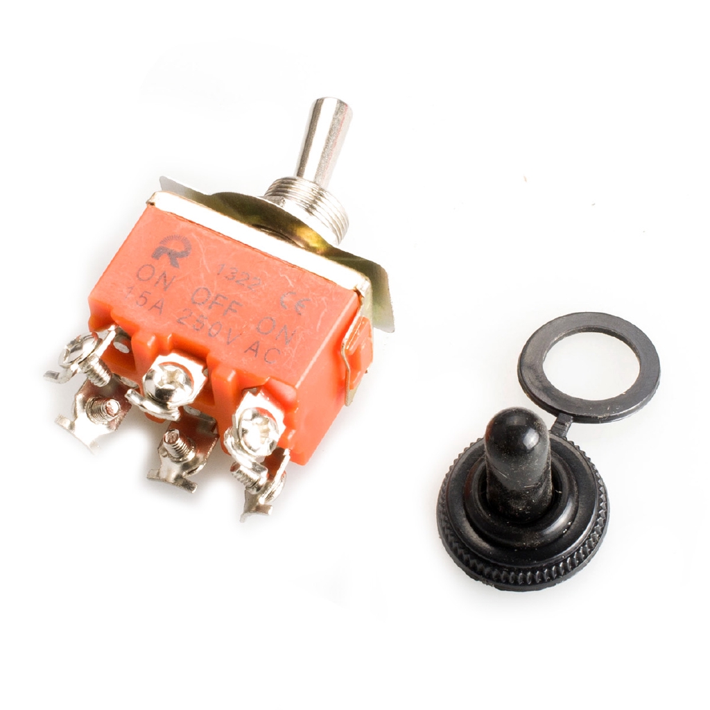 Ready stock* Heavy Duty DPDT 125V 20A ON-OFF-ON Toggle Rocker Switch ...
