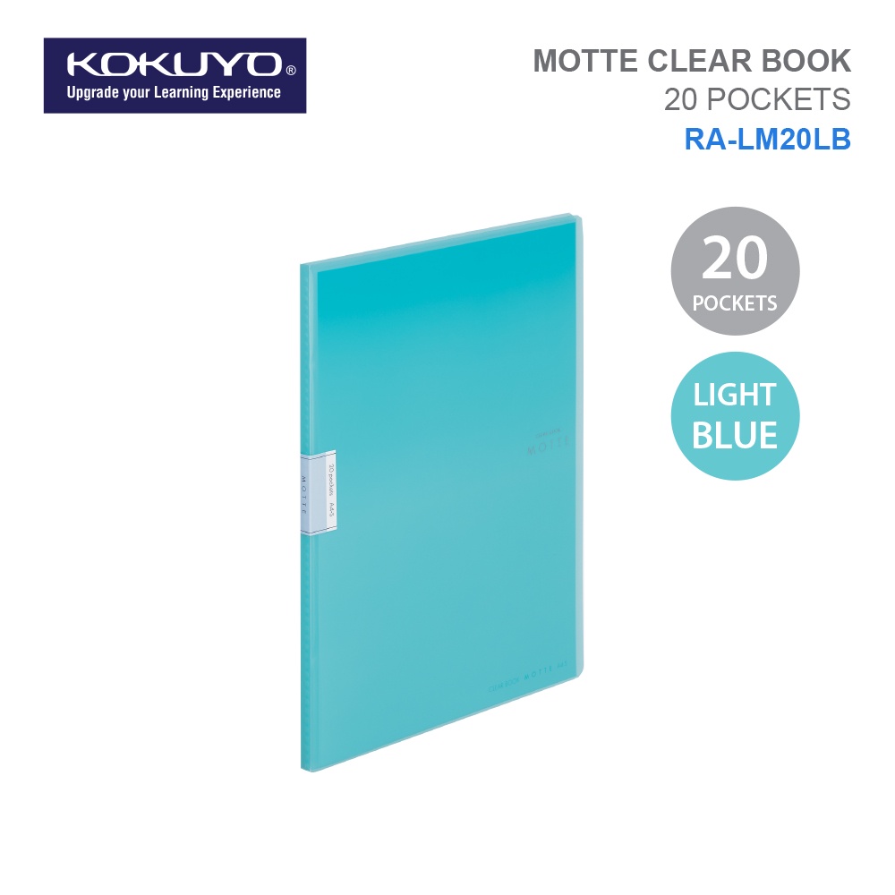 KOKUYO RA-LM20 Motte Clear Book 20 Pockets | Shopee Malaysia