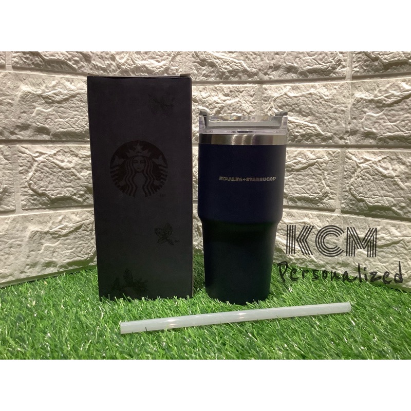 NAVY BLUE STARBUCKS X STANLEY TUMBLER (PLAIN ONLY) | Shopee Malaysia