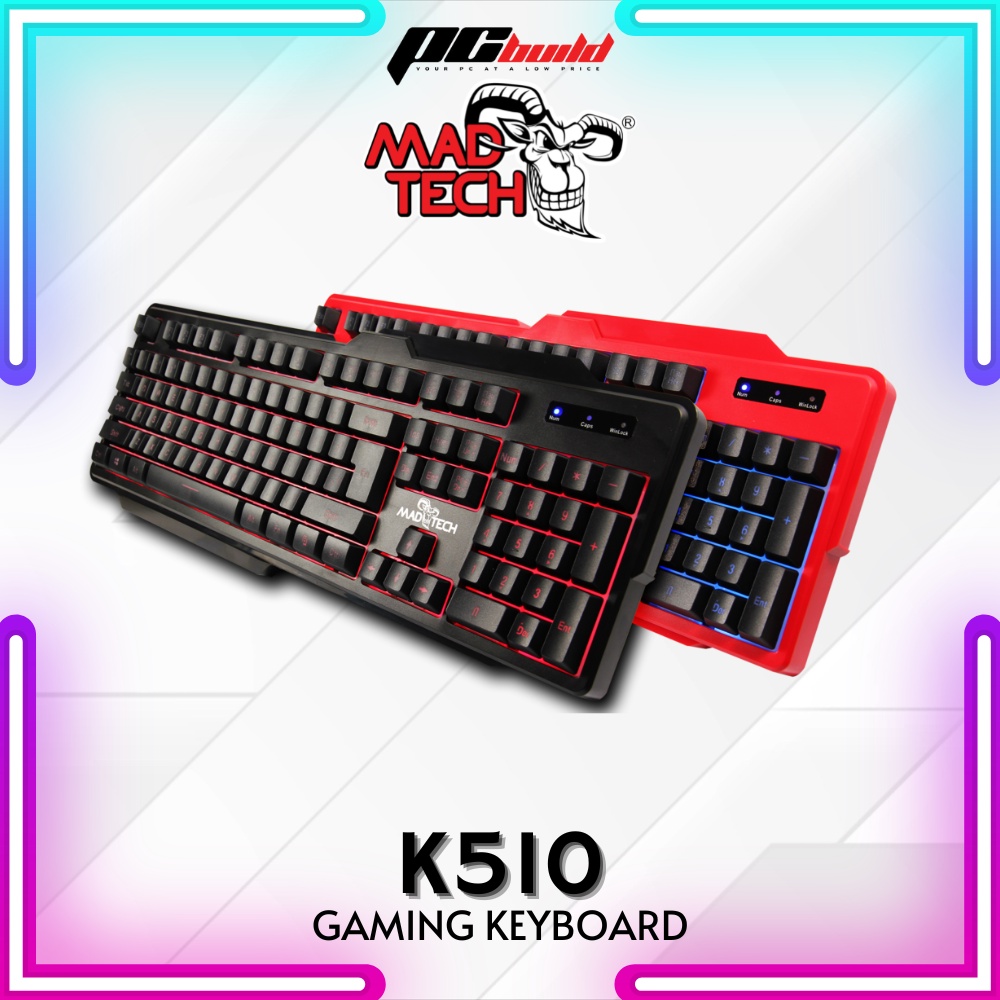 MADTECH K510 BACKLIT WIRED GAMING KEYBOARD | Shopee Malaysia