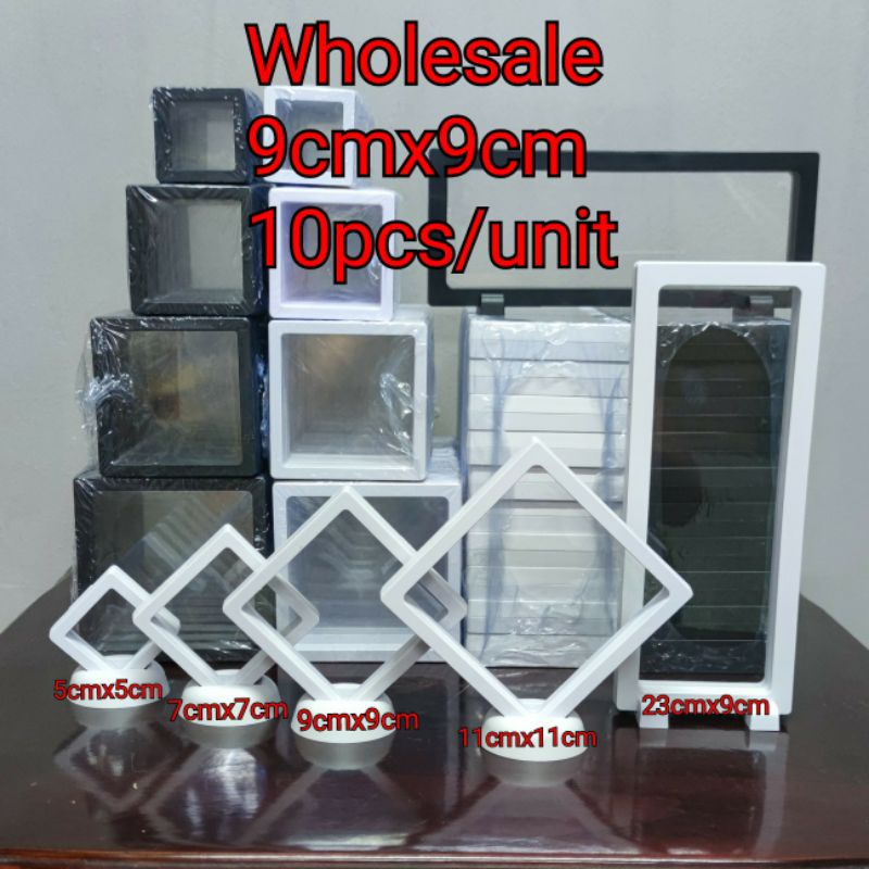 💢10pcs 9cmx9cm💢3D Display Box / Jewellery Box / Kotak Pamer 3D / Kotak ...