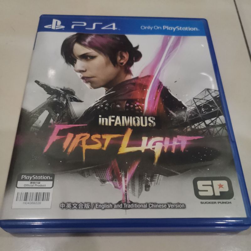 ps4 used game INFAMOUS FIRST LIGHT (chi/eng) | Shopee Malaysia