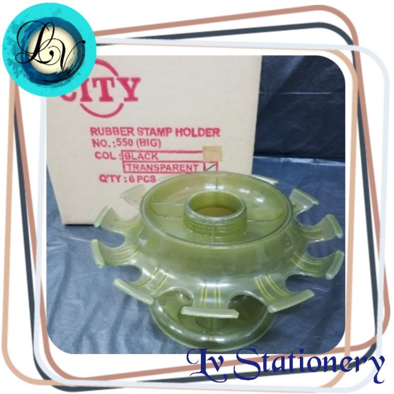 【LV】Rubber Stamp Rack Holder 550B - Round | Shopee Malaysia