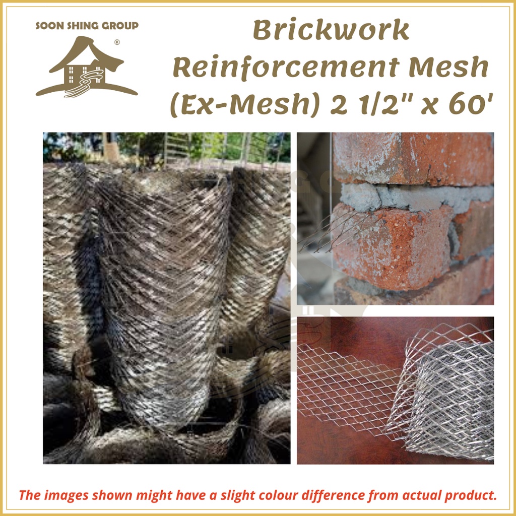 3" Exmet Wire Mesh / Brickwork Reinforcement Mesh / Pengukuh Bata ...