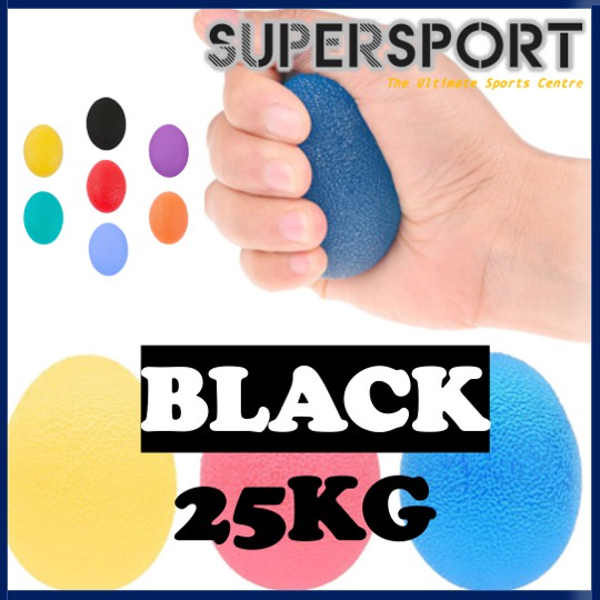 Egg Hand Grip Ball Exercise Therapy Ball Stroke Finger Strength Squeeze ...