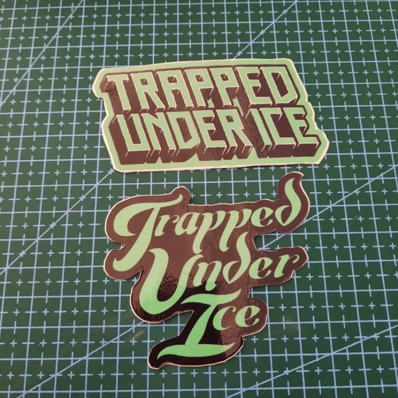 TRAPPED UNDER ICE (BOOTLEG) Band Sticker | Shopee Malaysia