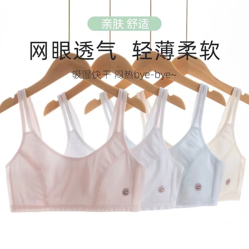 [Ready] Girls Underwear Breathable Mesh Cotton Thin Style Developmental ...