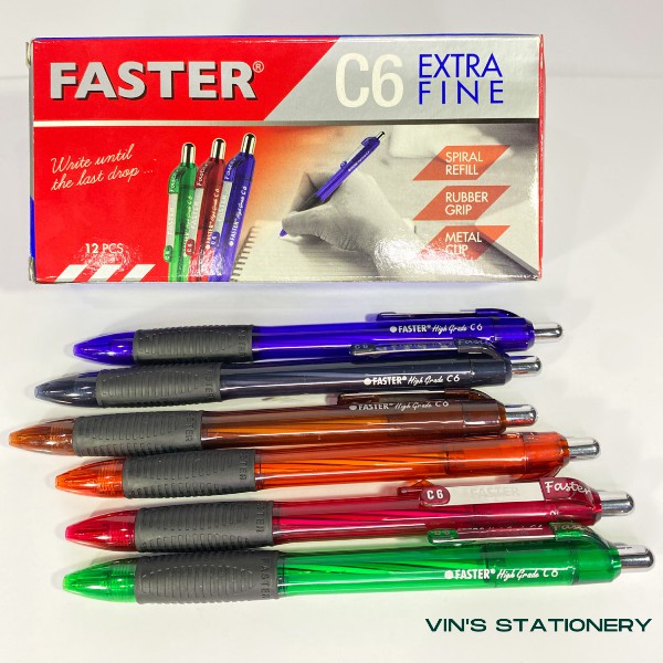 Original PULPEN FASTER C6 EXTRA FINE | Shopee Malaysia