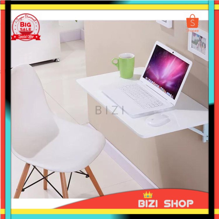 Folding Wall Mounted Table, Wall Shelf, Boarding House Apartment Work ...