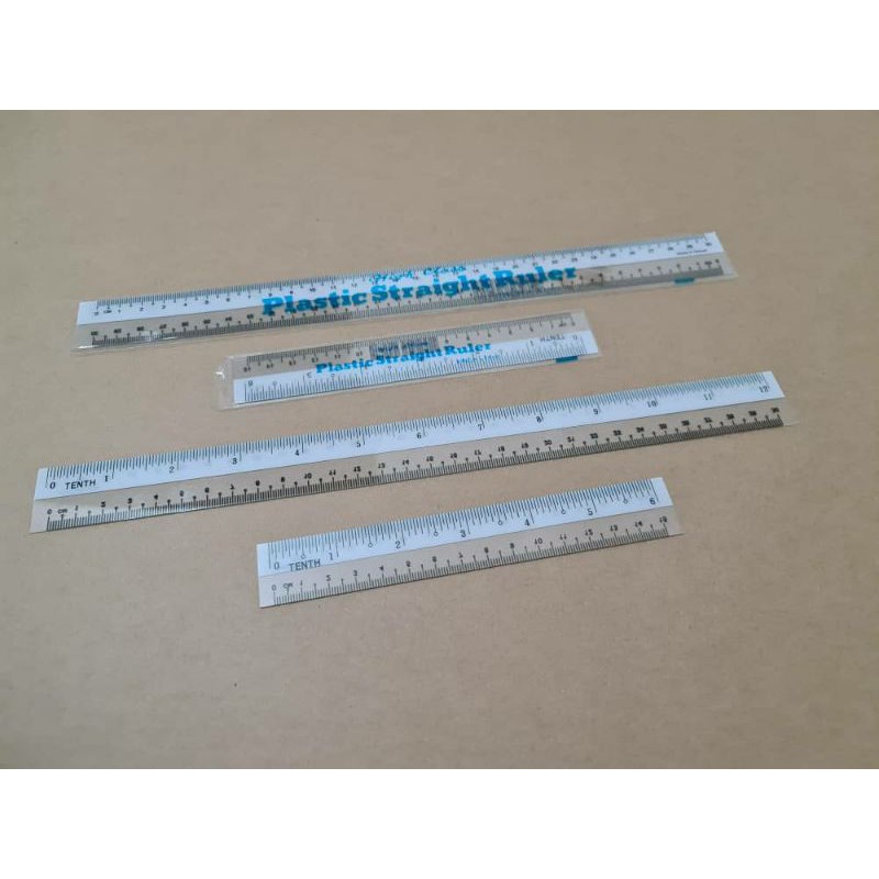 Plastic Straight Ruler / Pembaris 15cm/30cm | Shopee Malaysia