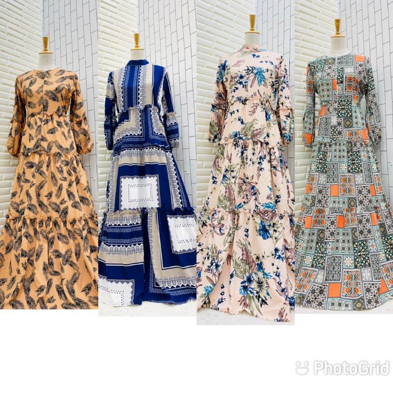 Dress Raya Dress Muslimah Dress Wawa Zainal Dress Labuh Cantik Jubah ...