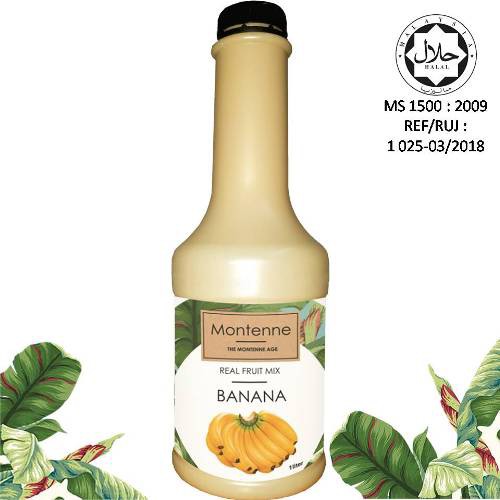 Montenne Banana Real Fruit Mix 1L | Shopee Malaysia