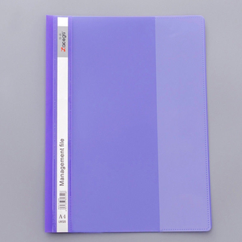 A4 Transparent Double-Hole Folder Folder Perforated 2-Hole Binder 320 ...