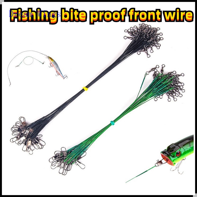 fishing lure Quick connect Big fish bite prevention Fishing Wire Leaders Anti Biting Wire for ...