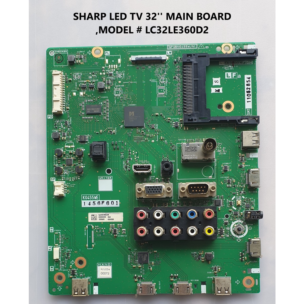 SHARP LED TV 32'' MAIN BOARD MODEL # LC32LE360D2 | Shopee Malaysia