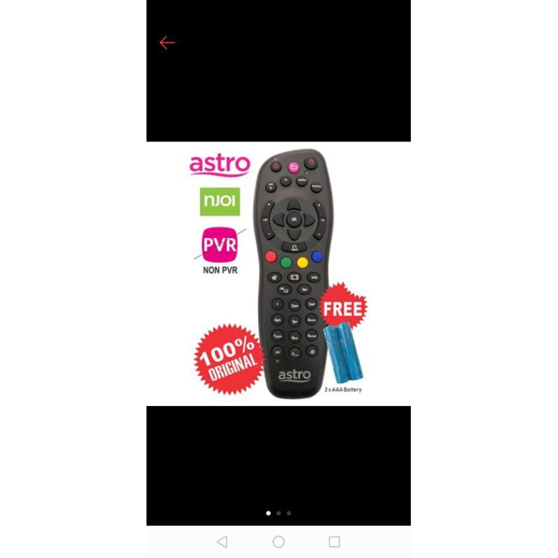 Astro remote control original | Shopee Malaysia