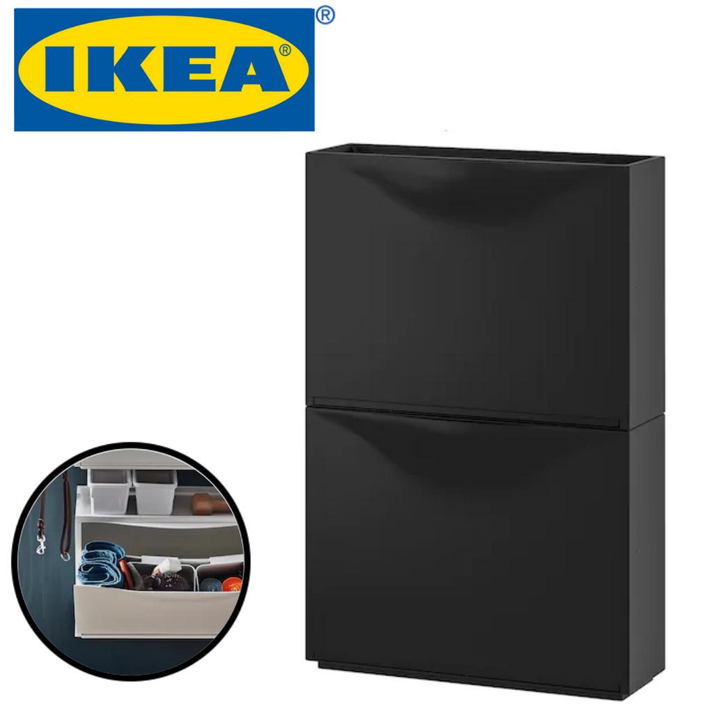 IKEA Trones 2pcs Shoe Cabinet Storage Shoe Organiser Shoe Rack Easy To ...