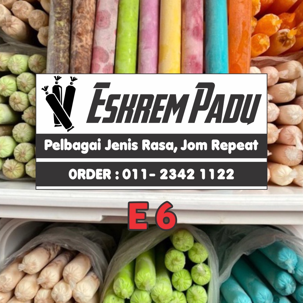Sticker Aiskrim Malaysia Lagi Banyak Lagi Murah Ready Design | Shopee ...
