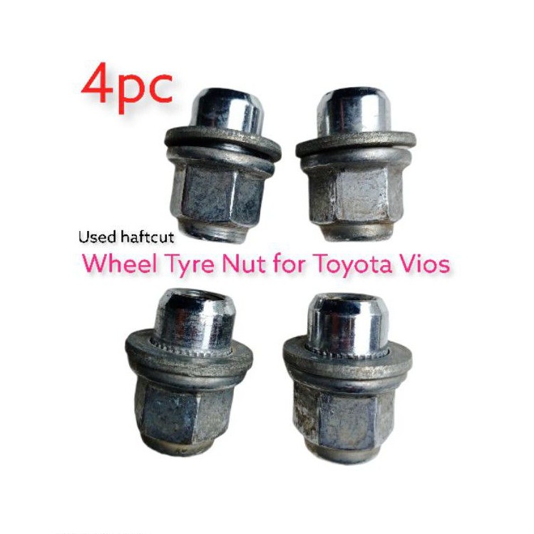 Wheel Tyre Nut for Toyota Vios Haftcut ori japan | Shopee Malaysia