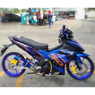 YAMAHA BODYSET Y15 Ysuku Y15zr V1 V2 EXCITER 2021 NEW DESIGN SPECIAL EDITION BLUE STRIPE TANAM ...