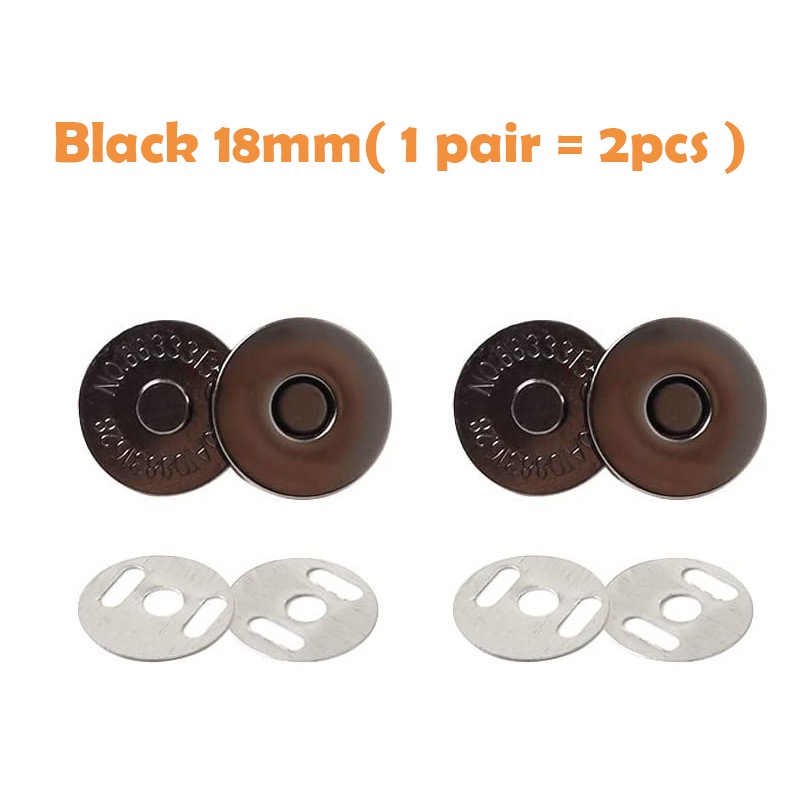 Magnetic Button(SnapOn) 14mm/18mm Butang Magnet Snap On 14mm/18mm ...