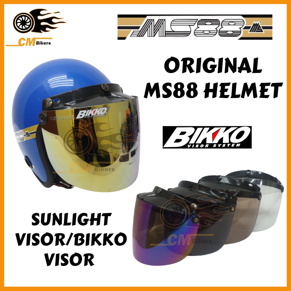 100% Original MS88 Helmet with Sunlight Visor/BIKKO Visor (Sirim ...