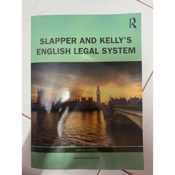 [NEW] Slapper and Kelly’s English Legal System (19th edition) | Shopee ...