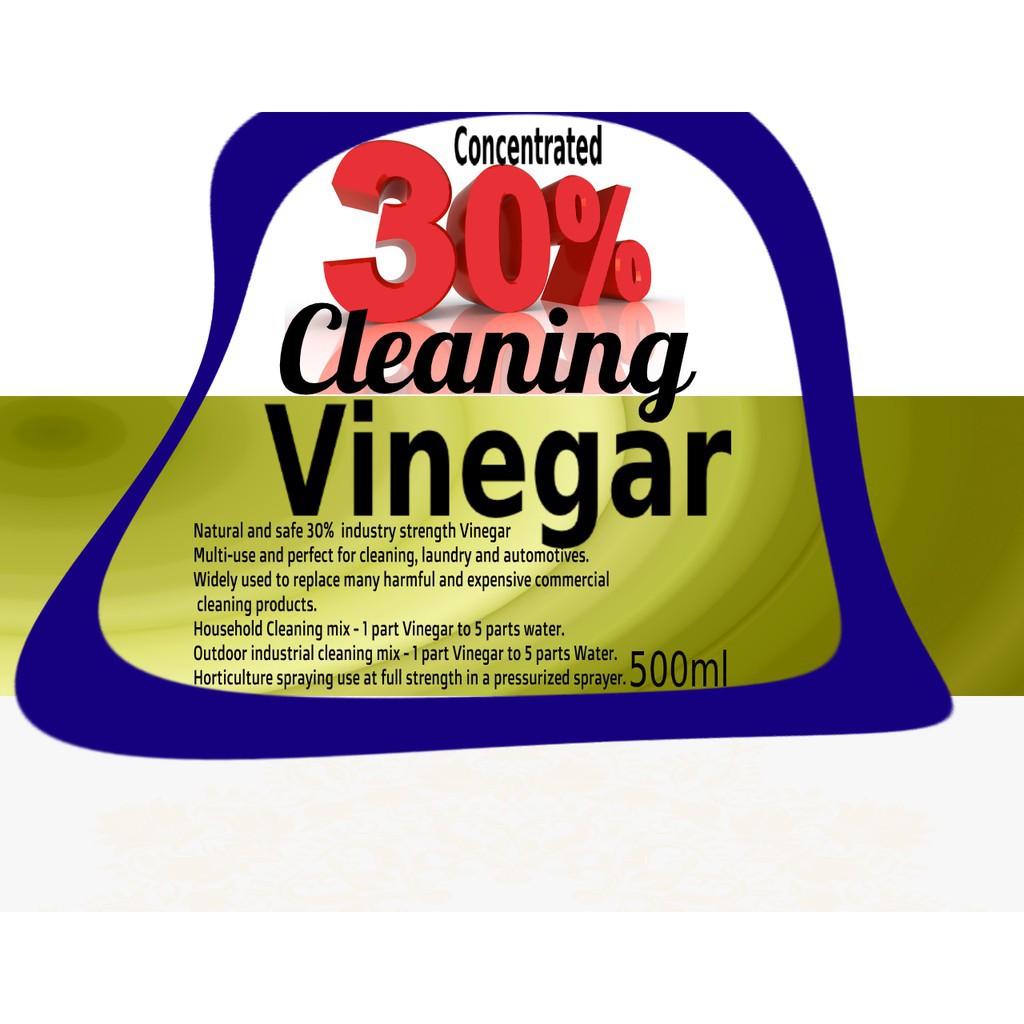30% Natural Concentrated Cleaning Vinegar, All-Purpose Vinegar, Weeds ...