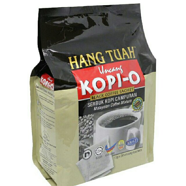 Hang Tuah Kopi-O Black Coffee Sachet 20 Sachets x 10g | Shopee Malaysia
