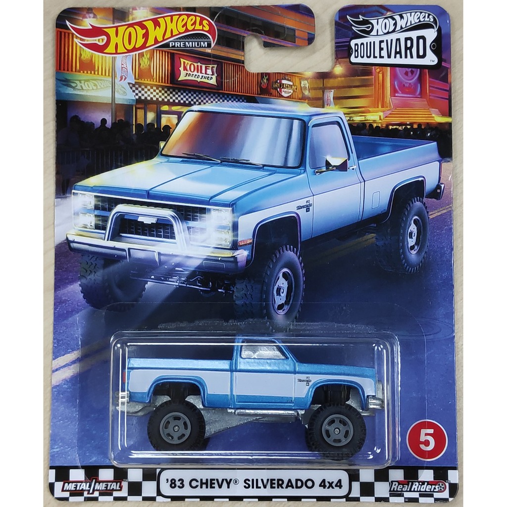 Hot Wheels Premium 83 Chevy Silverado 4x4 [HW 1983 Chevrolet Boulevard ...