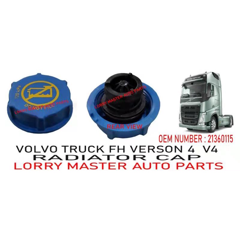 RADIATOR CAP VOLVO FH V4 VERSON 4 OEM NUMBER : 21360115 | Shopee Malaysia
