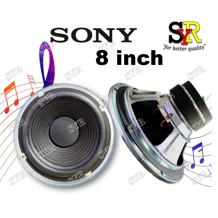 SONY Speaker Woofer Double Magnet Speaker Audio 8 Inches 200WT | Shopee ...