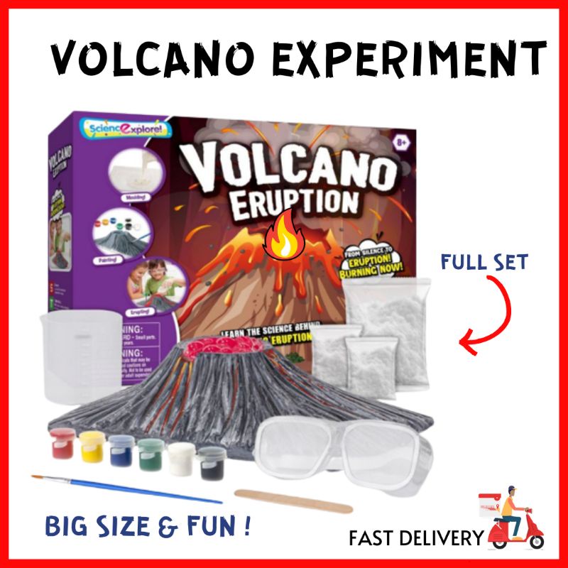 STEM Kids DIY Science Kit Volcano Eruption experimental kit Big Size ...