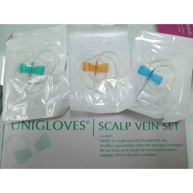 Butterfly Needle # Scalp Vein Set # Uniglove # 50’s/box | Shopee Malaysia