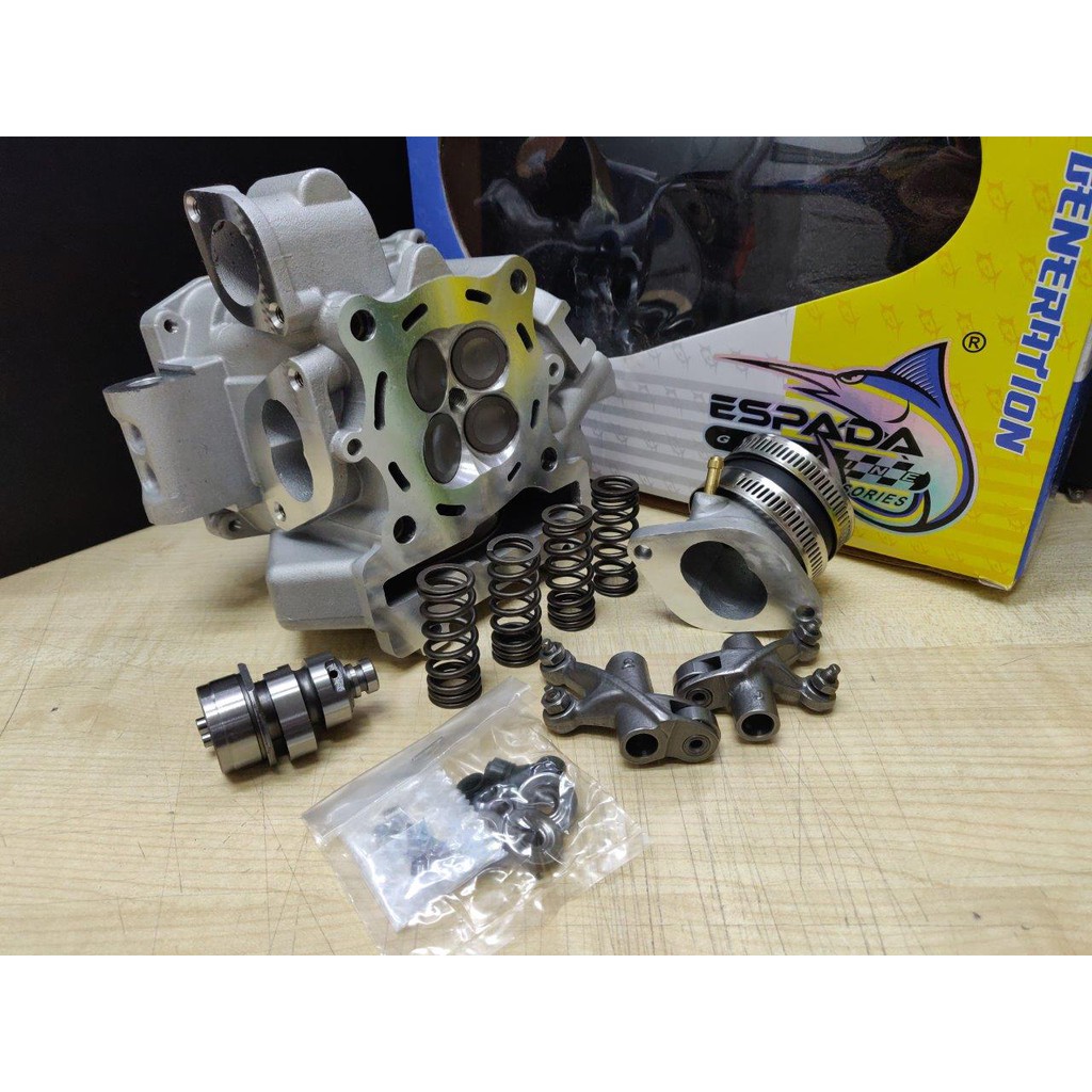 N01 LC135/Y15ZR/FZ150I ESPADA SUPERHEAD RACING HEAD 22/25 CNC PORTING ...
