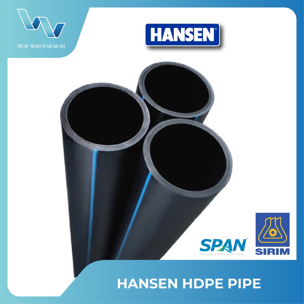 HANSEN HDPE PIPE (20MM - 40MM) (SIRIM/SPAN CERTIFIED) | Shopee Malaysia