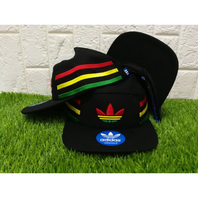 New Design Adidas 5 Panel Snapback Cap | Shopee Malaysia