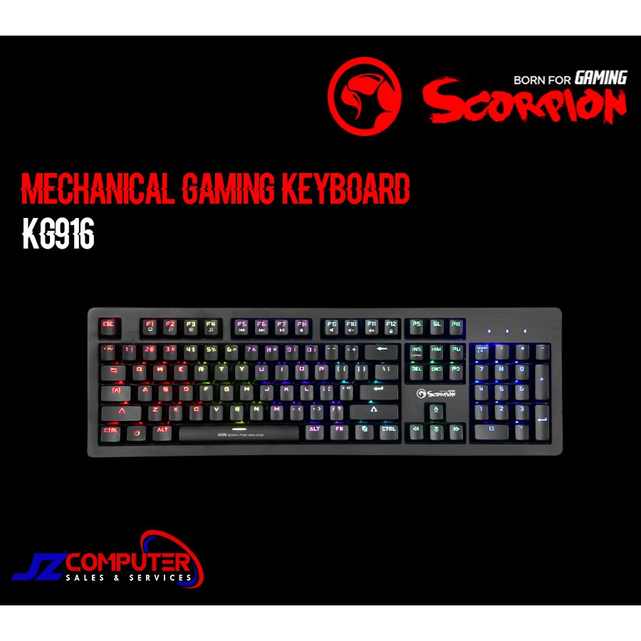 MARVO KG916 MECHANICAL GAMING KEYBOARD | Shopee Malaysia