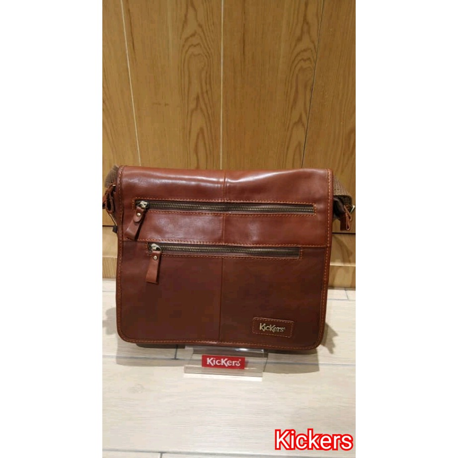Kickers Leather Bag (Sling) | Shopee Malaysia