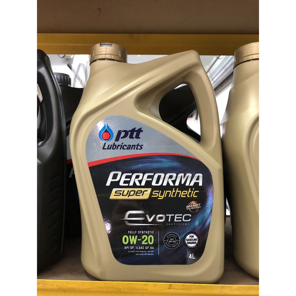 PTT PERFORMA (Super Fully Synthetic) 0w-20 (API SN PLUS/ ILSAC GF-5) 4L ...